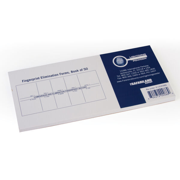 Refill Forms for Perfect Print Elimination Kit | Forensics Source