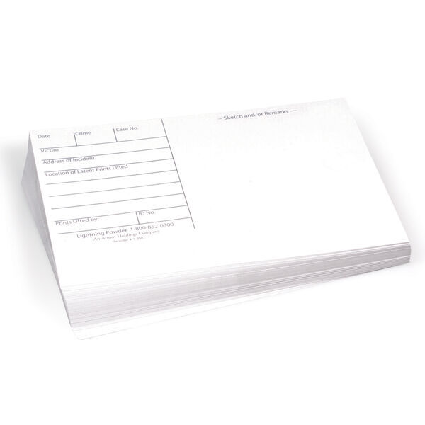 Glossy Backing Cards | Forensics Source