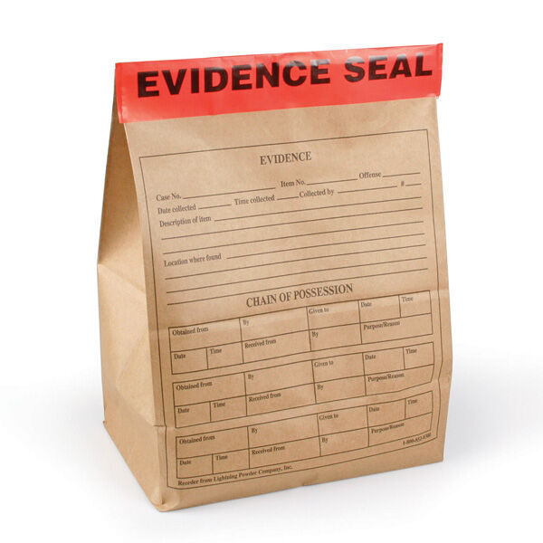 Extra-Large Evidence Seals, 4" x 12", Pack of 100 | Forensics Source